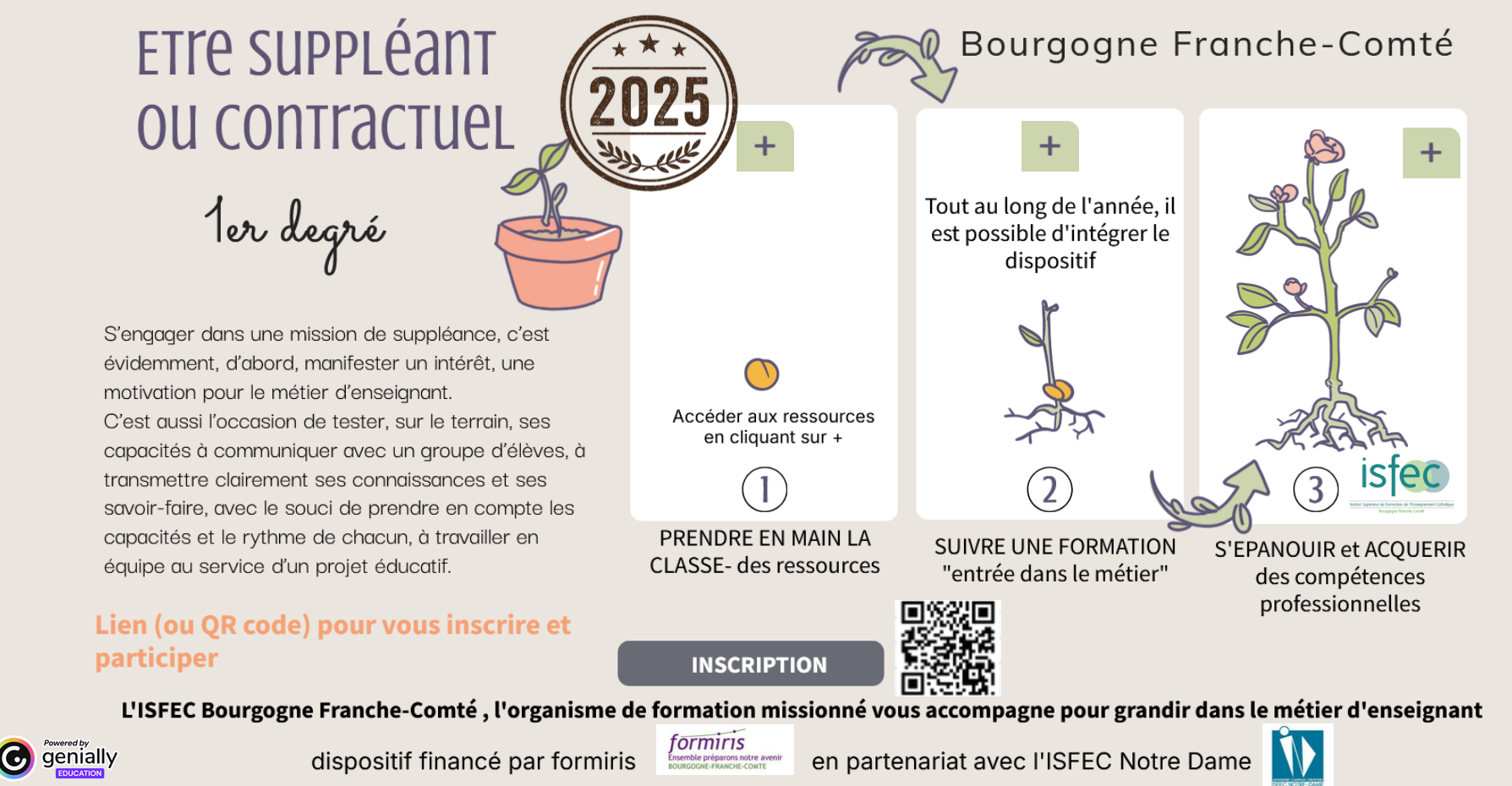 Un dispositif de formation pour accompagner les suppléants et contractuels du 1er degré en ...